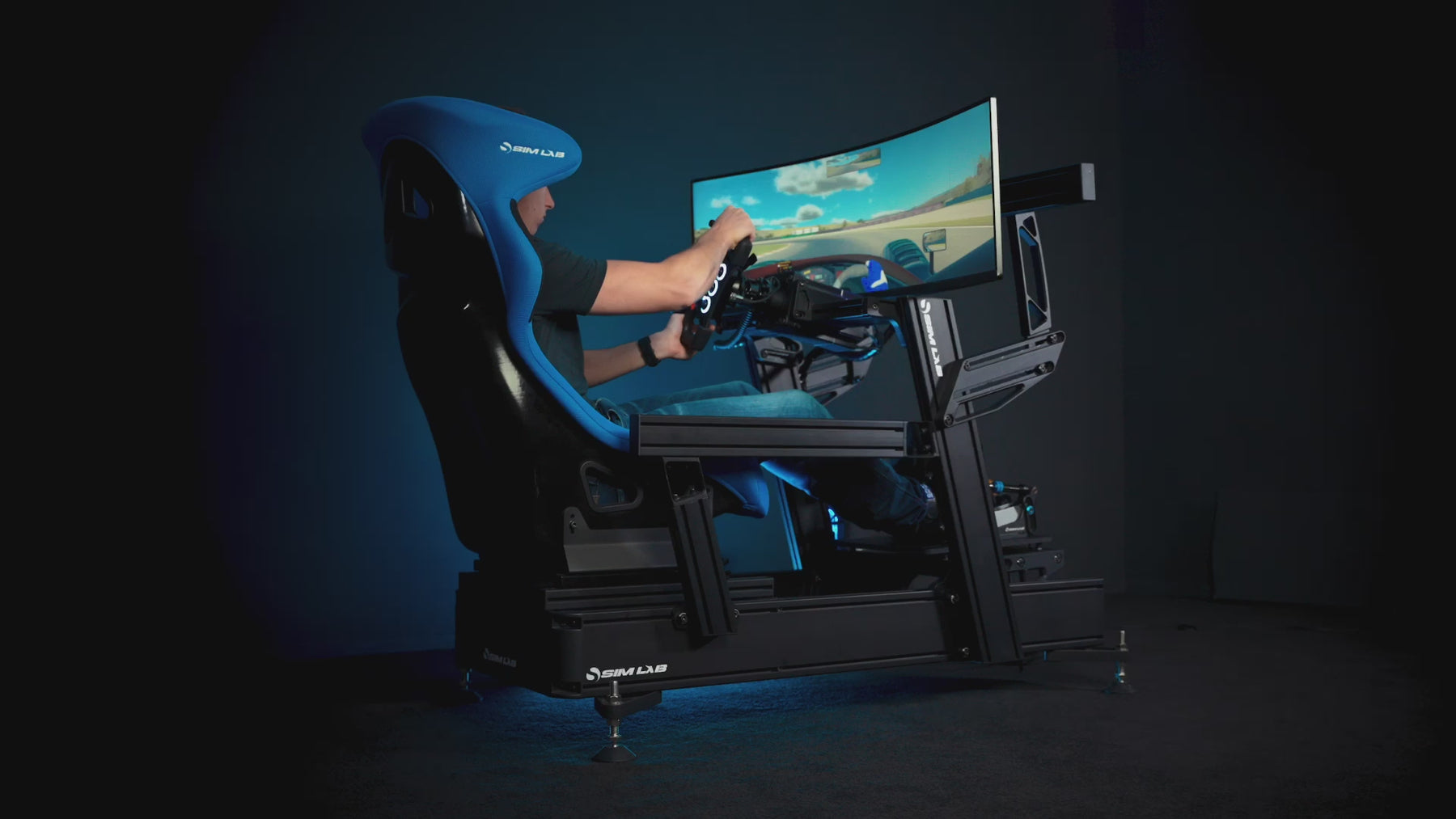Sim-Lab P1X Pro Sim Racing Cockpit – Rigid & Adjustable – GPerformance